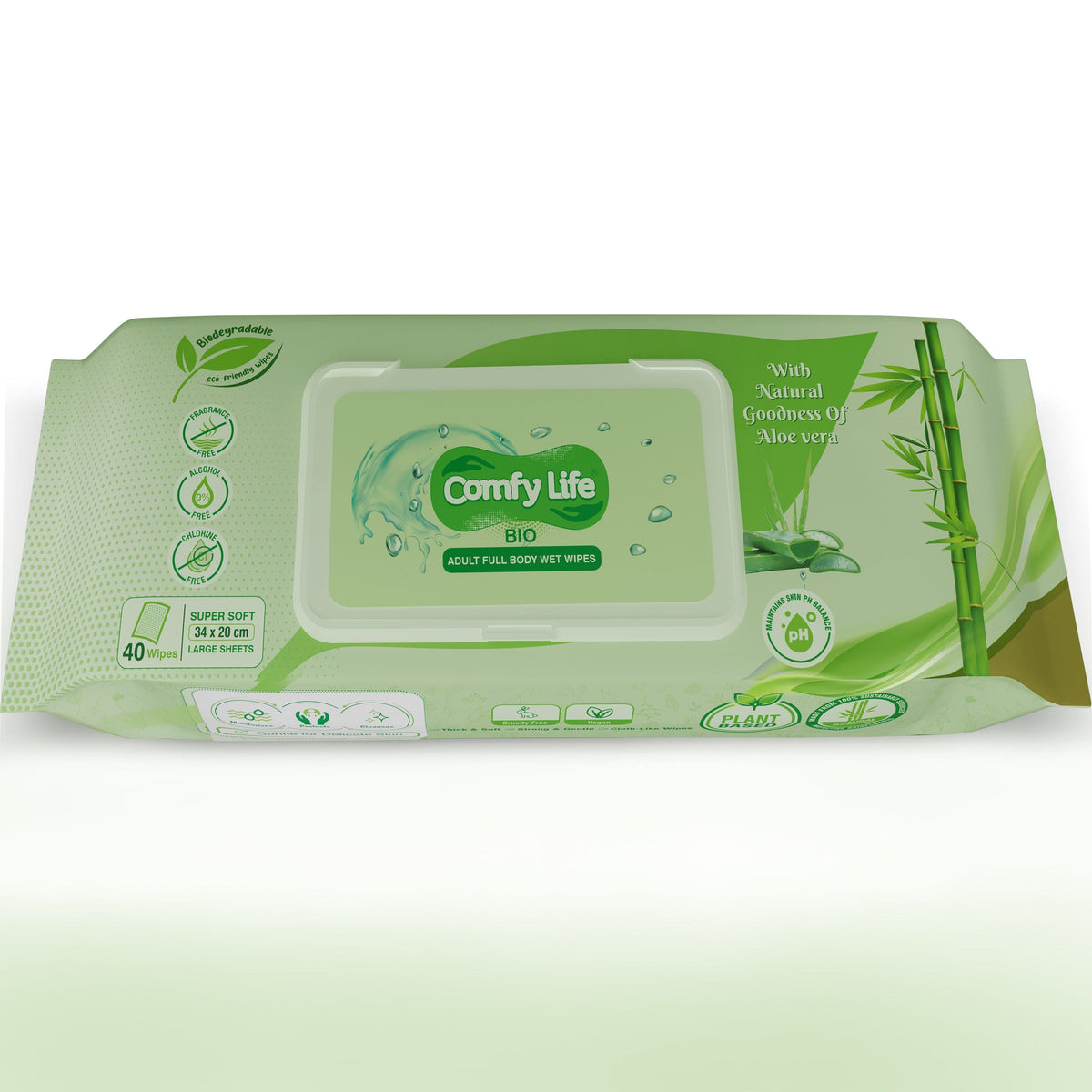 Comfy Life Biodegradable Adult Full Body Wet Wipes – Comfy Life® Store